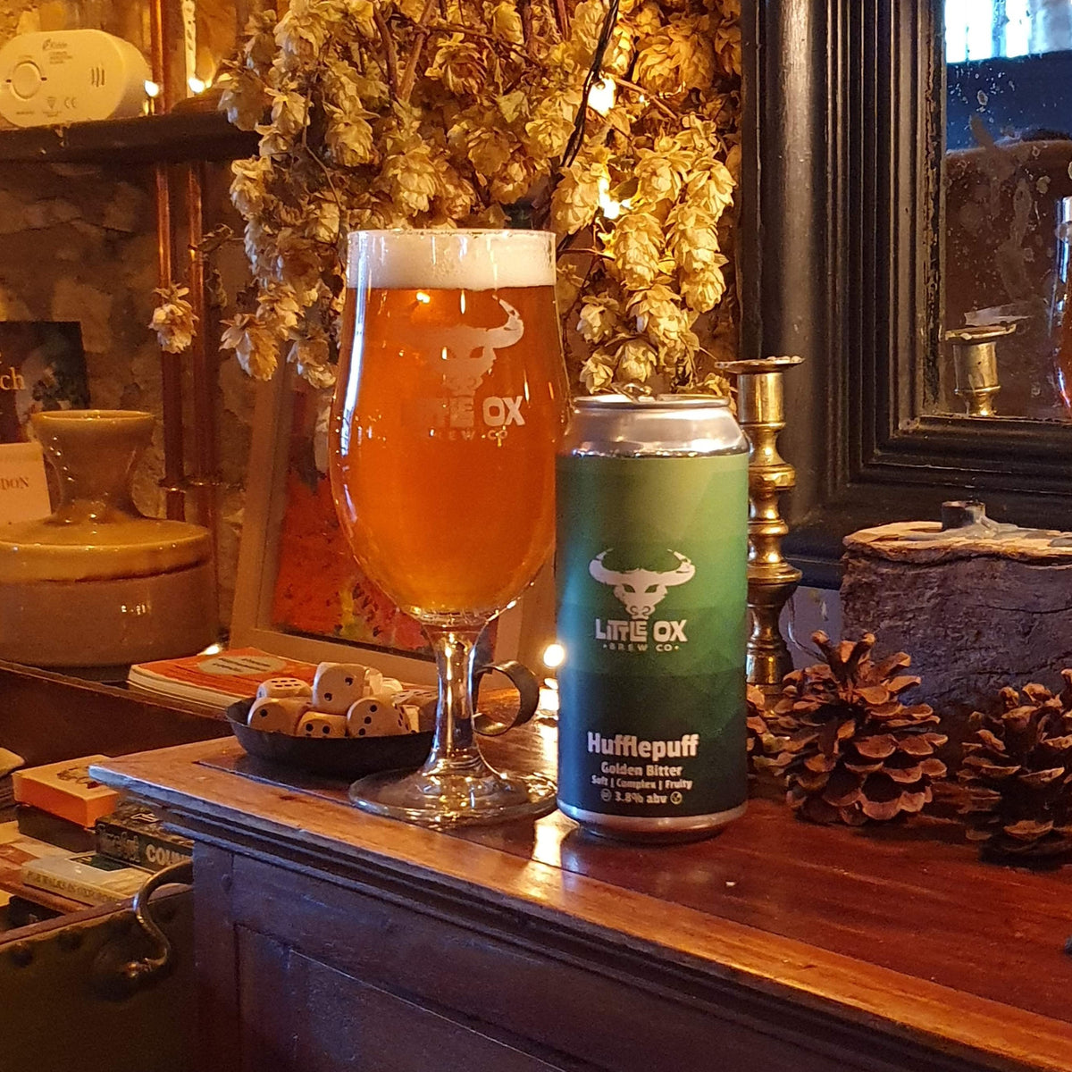 Little Ox Brew Co - Hufflepuff, Golden Bitter 3.8% 440ml