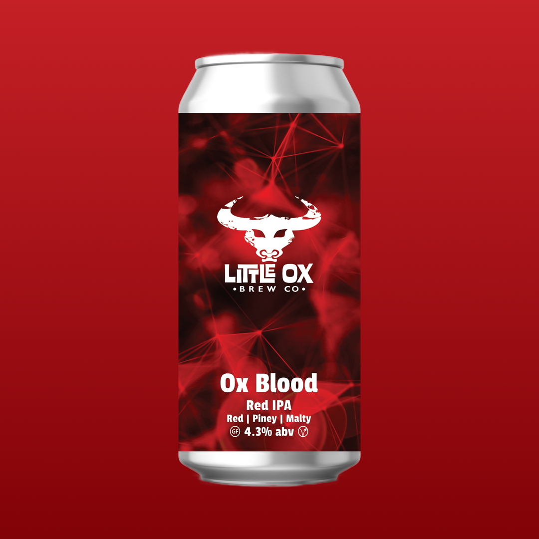 Little Ox Brew Co - Ox Blood, Red IPA 4.3% 440ml