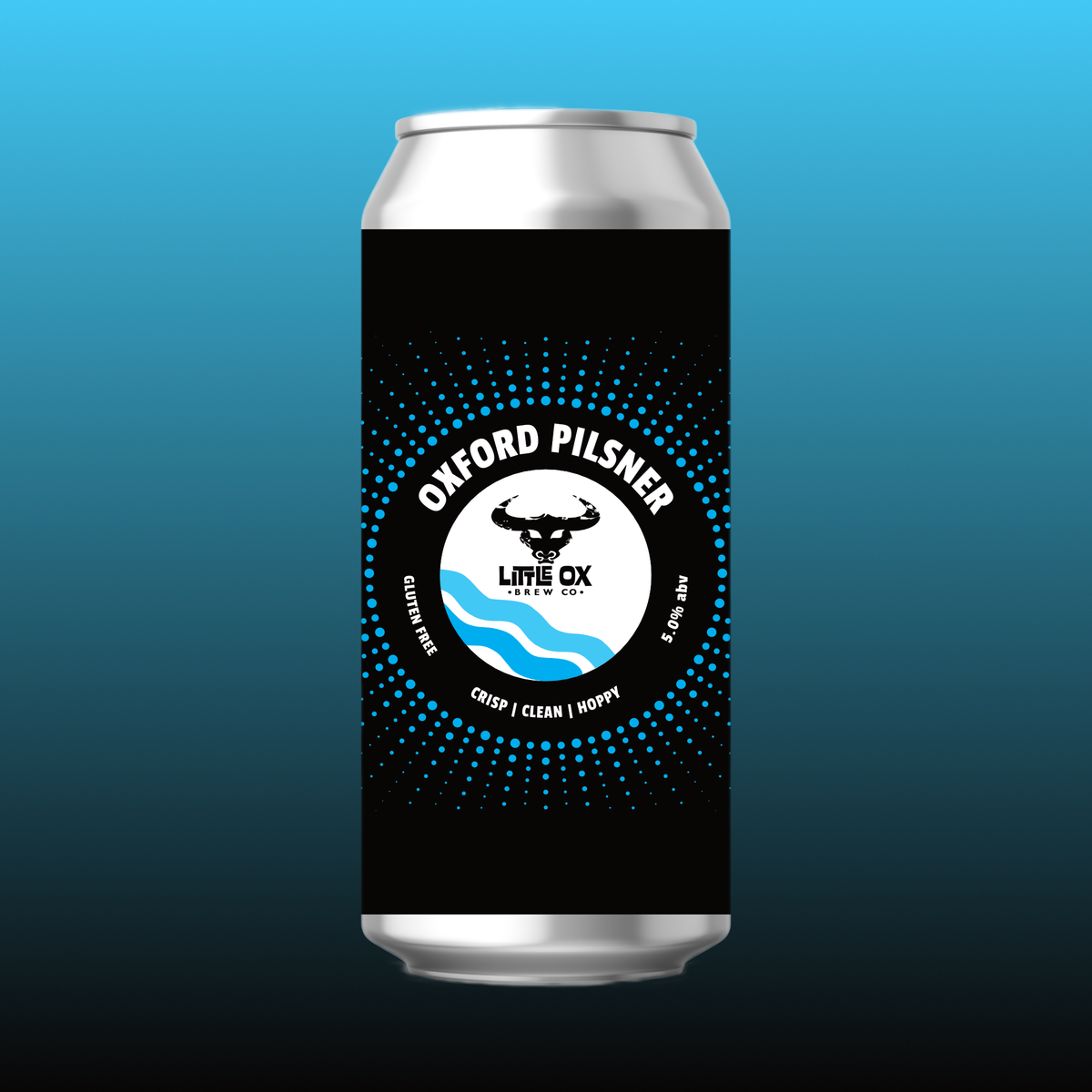 Little Ox Brew Co - Oxford Pilsner, Czech Pilsner 5.0% 440ml
